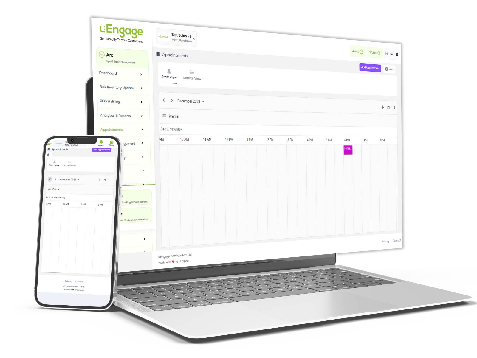 Best Salon Management Software in India - uEngage Arc